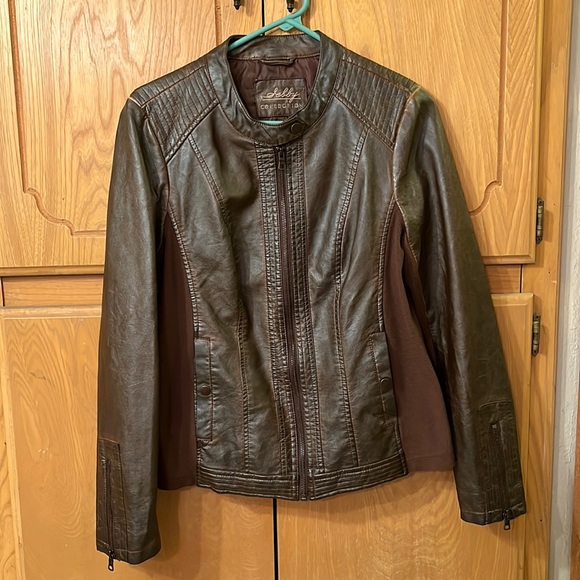 Sebby | Jackets & Coats | Sebby Collection Faux Leather Racing Moto ...